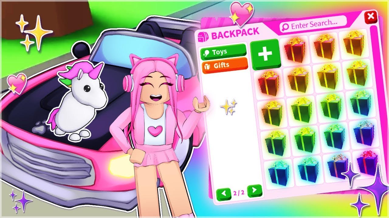 OPENING 100 GIFTS IN BRAND NEW ADOPT ME UPDATE - YouTube