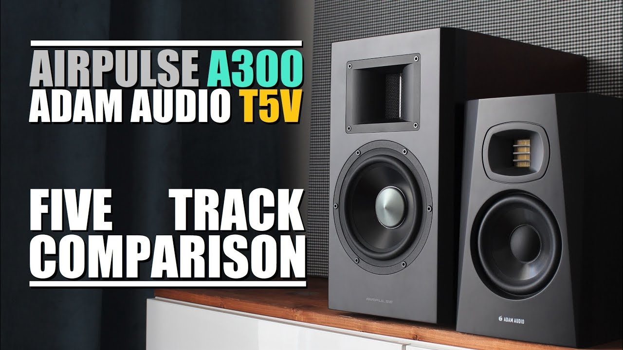 AirPulse A300 vs Adam Audio T5V || 5 Track Comparison - YouTube