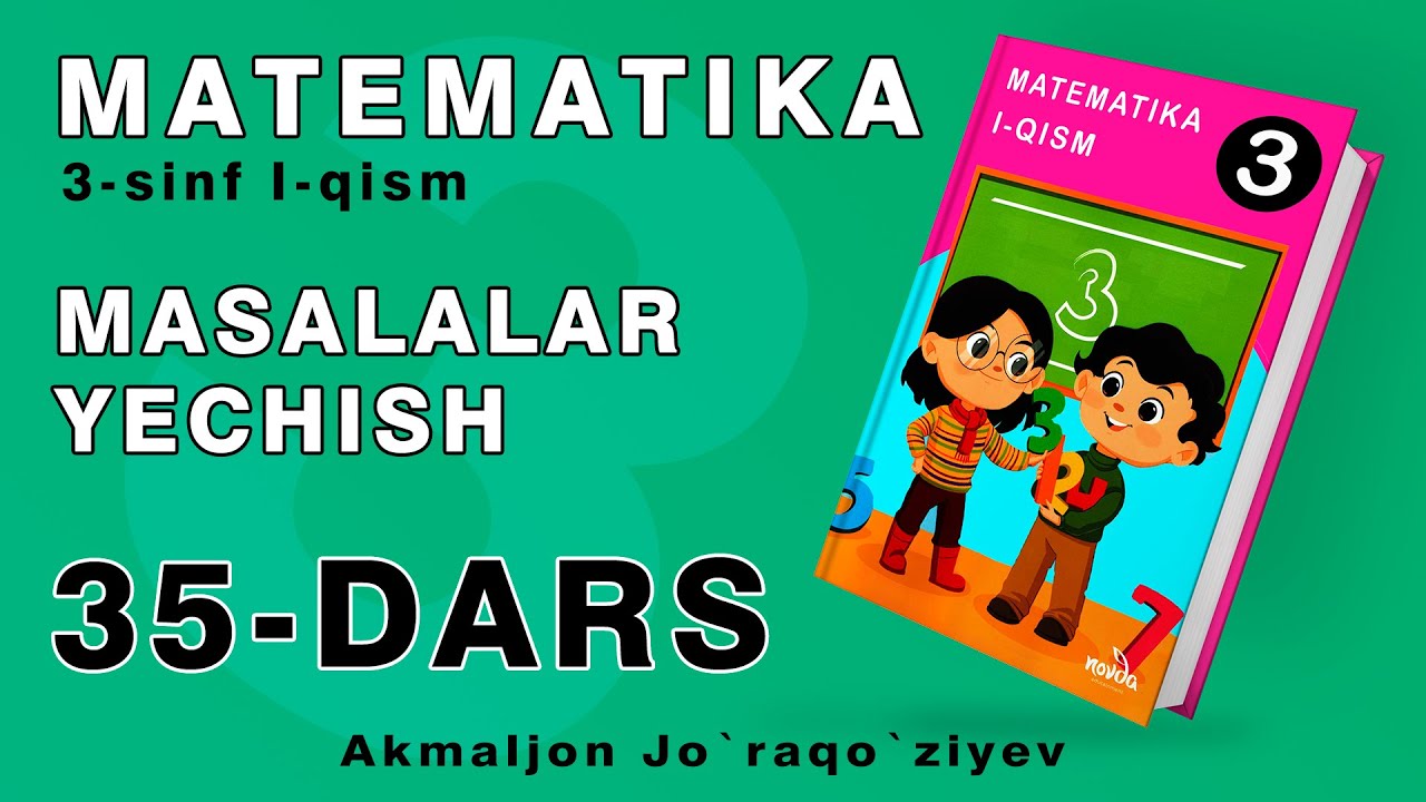 3-SINF MATEMATIKA 35-DARS @Matematikadarslar_i - YouTube