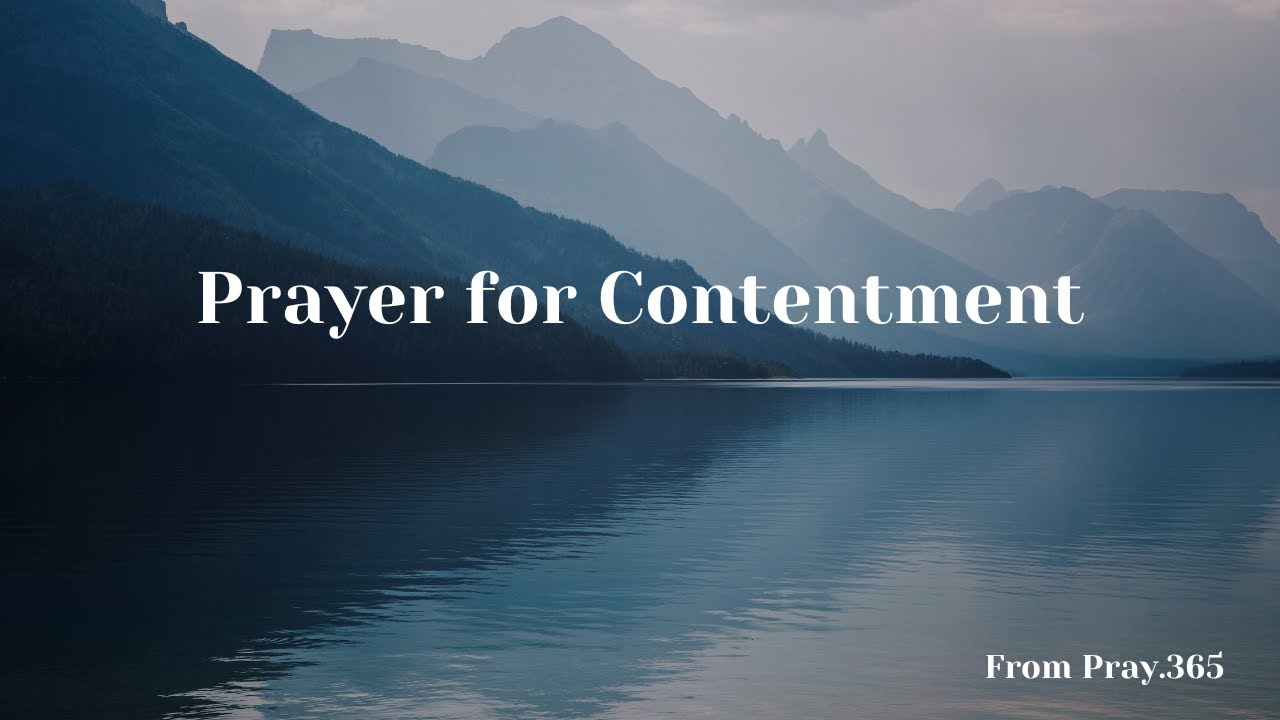 Prayer for Contentment - YouTube