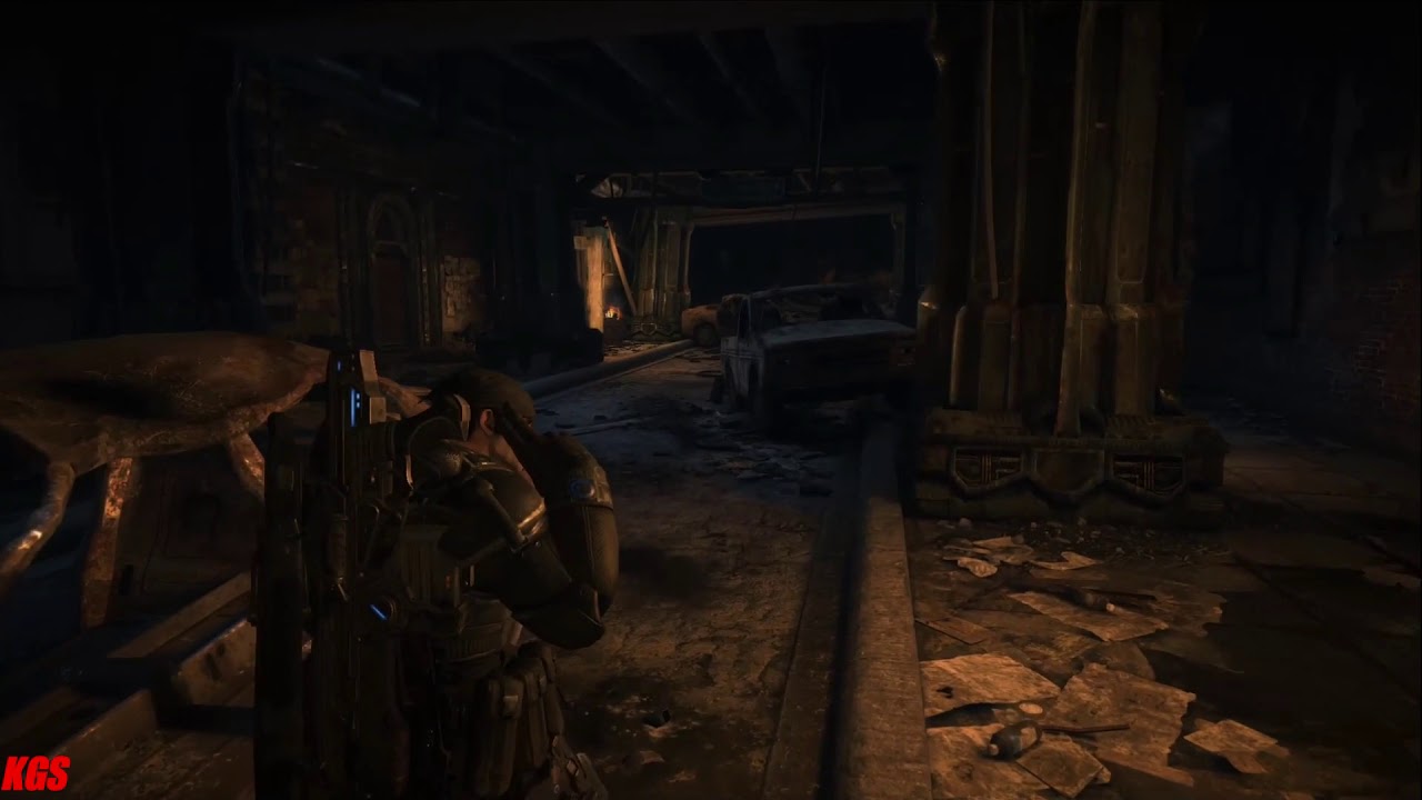 Gears of War - Act 2 - NIGHTFALL - Outpost - YouTube