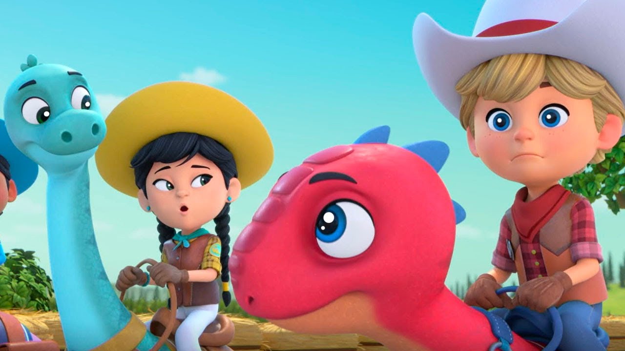 La familia es primero | Dino Ranch Español - YouTube