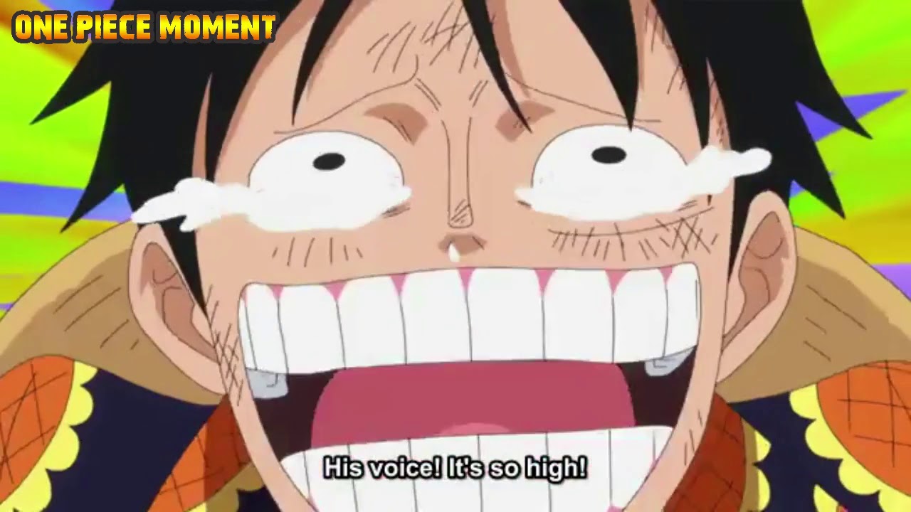 LUFFY CAN'T STOP LAUGH FROM PICA VOICE !! - YouTube