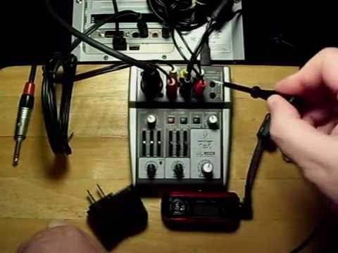 Behringer Xenyx302usb (USA) pc to mixer connecting - YouTube