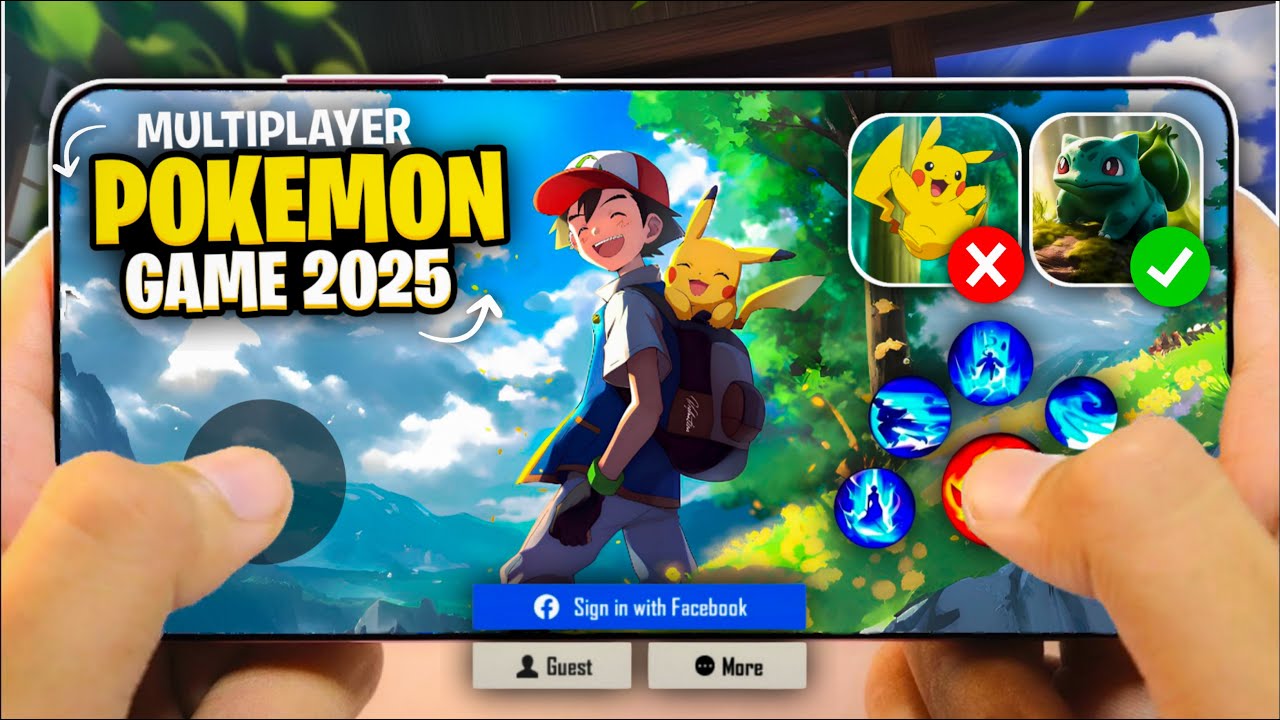 BEST! Realistic Pokemon Game for Android 2025 | Online | Multiplayer ...