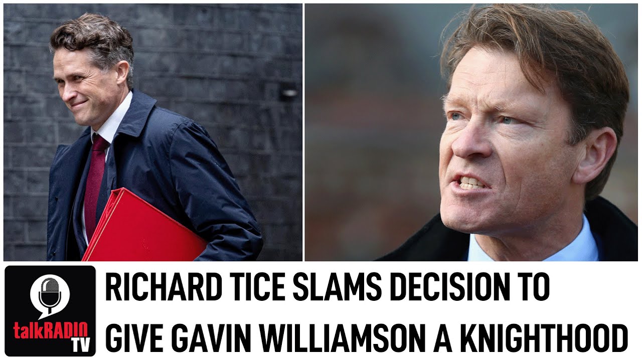 Richard Tice slams decision to award "failure" Gavin Williamson a ...