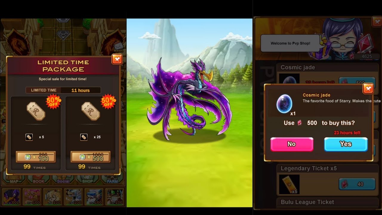 Let's Evolve Starry || New Event || Bulu Monster - YouTube