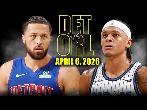 Detroit Pistons vs Orlando Magic Full Game Highlights – April 6, 2026 | NBA Season