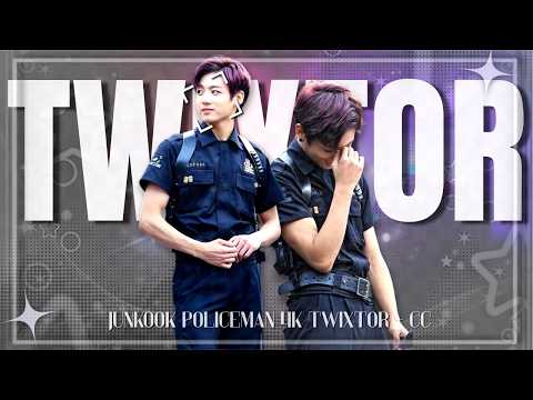 Jungkook Policeman Twixtor 🚨 | + 4K CC