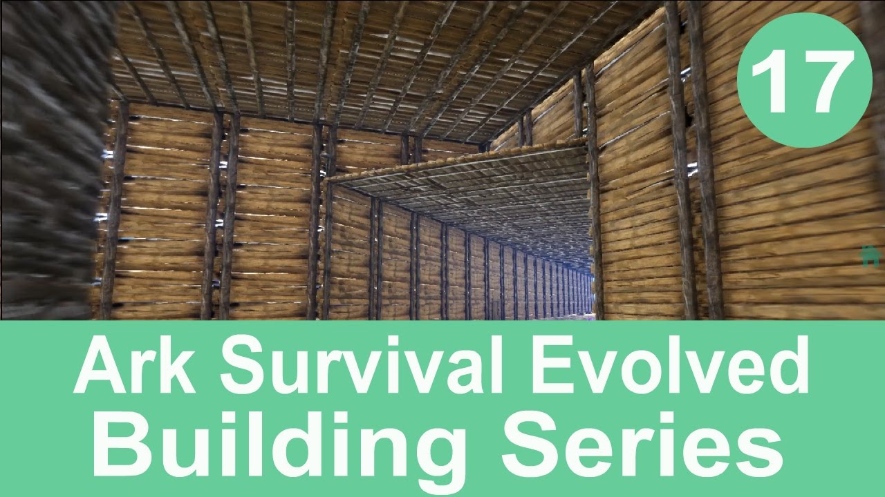 ARK Survival Evolved Building Part 17 - Corner Tunnel - YouTube