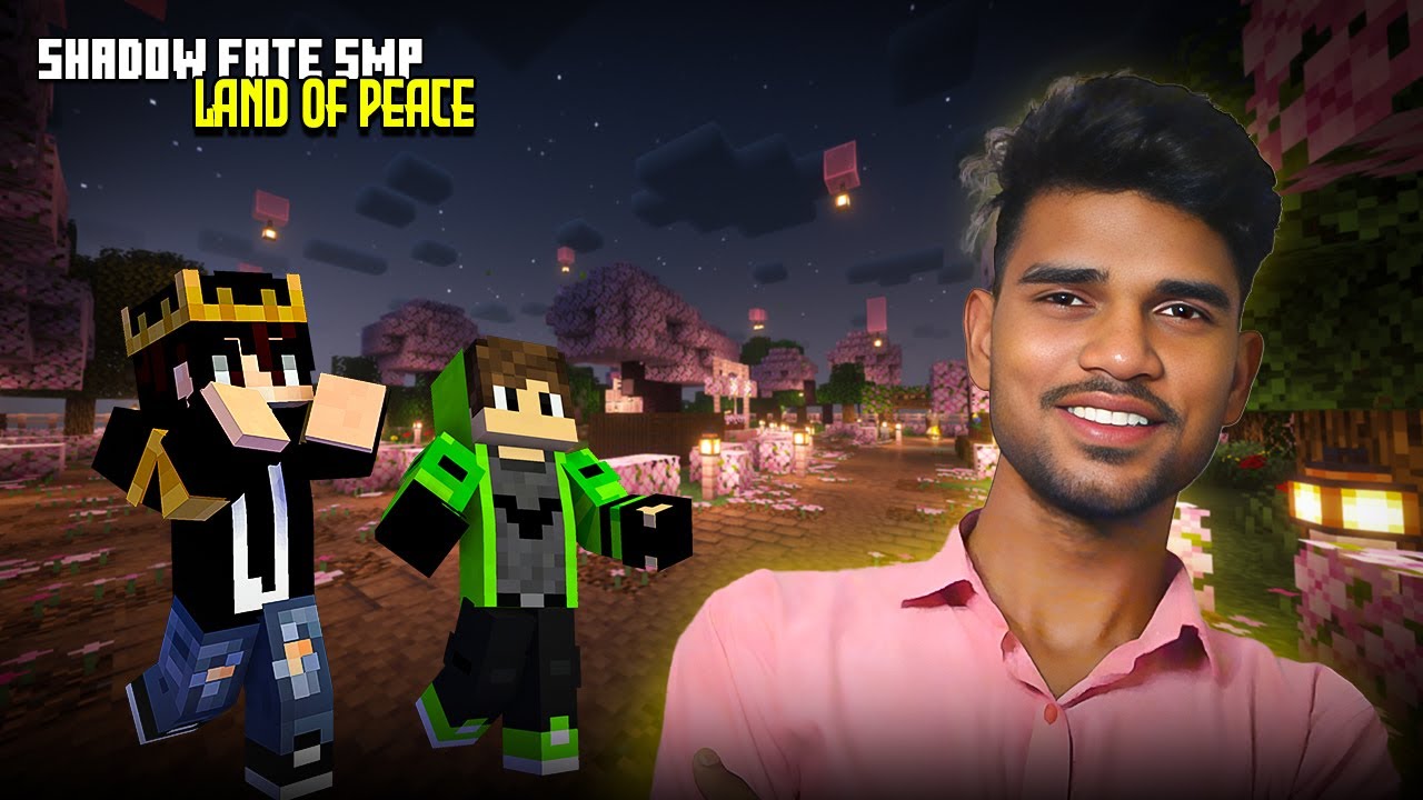 I Built the LAND OF PEACE in Shadow Fate SMP! 🌸 - YouTube