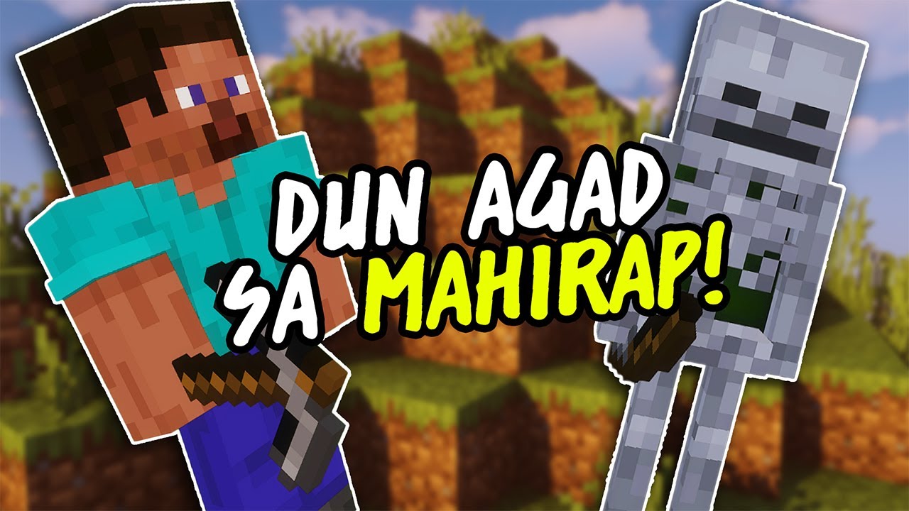Minecraft Survival EP1: Unang araw palang patay na agad ako (Tagalog ...
