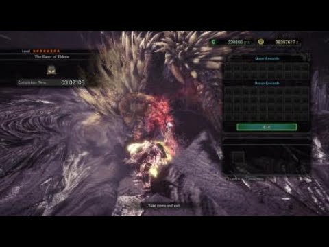 MHW / Anguish (Great Sword) Build Test / Nergigante - YouTube