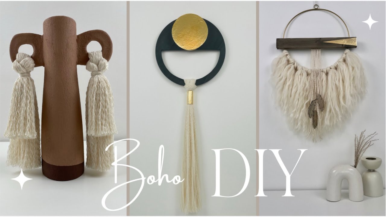 DIY Boho Home Decor Ideas - YouTube