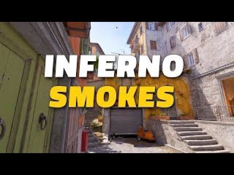 Best and simple Inferno smokes cs2 - YouTube