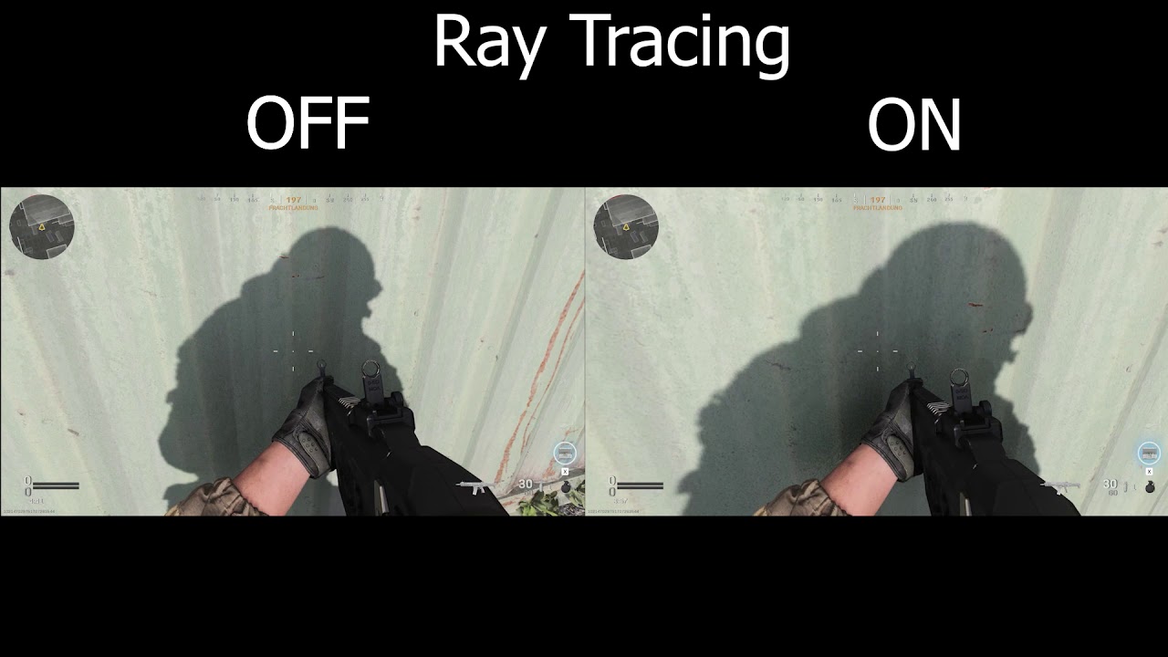 Ray Tracing On vs Off Comparison / Vergleich Call of Duty Modern ...