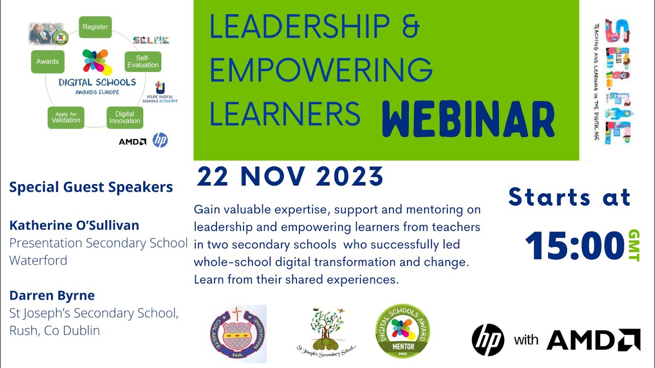 Webinar Leadership & Empowering Learners - YouTube