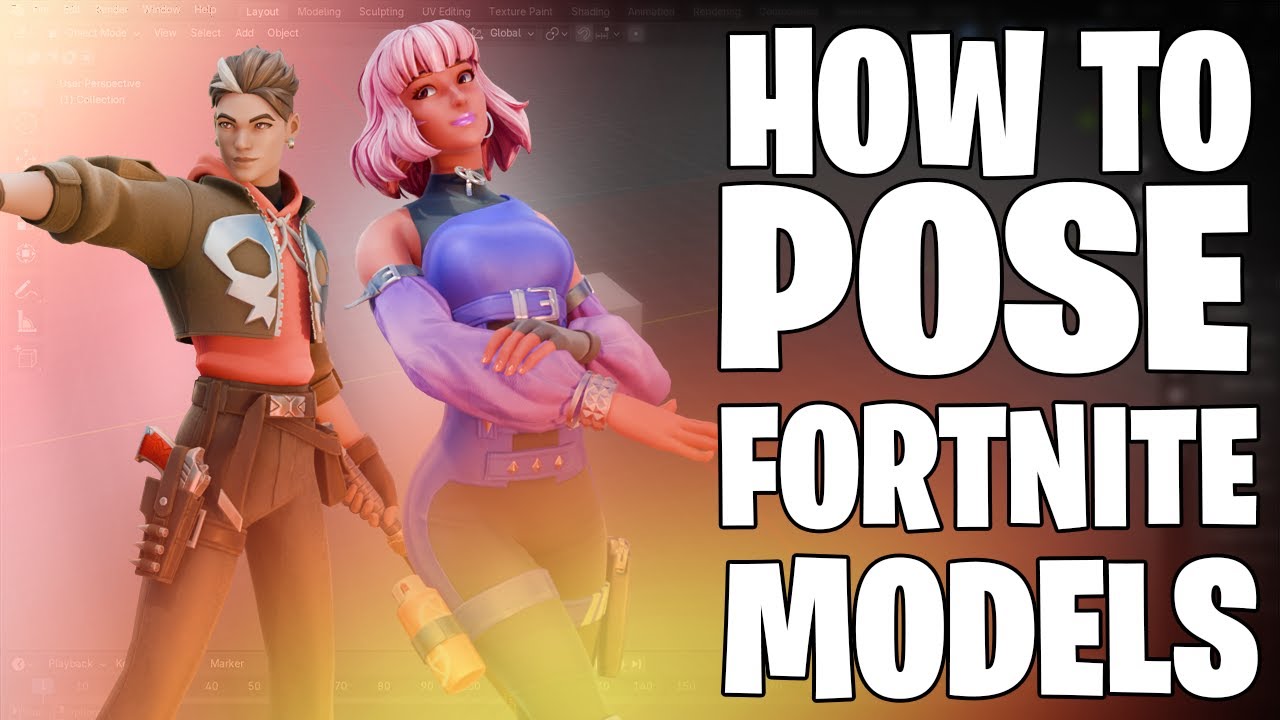 How To Pose Characters Correctly! (FK Rigs & Local Groups) Fortnite ...
