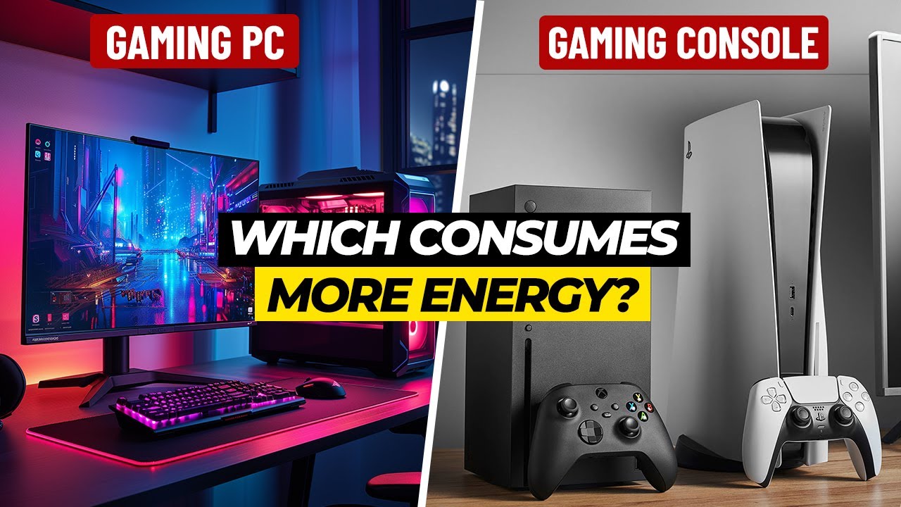 Which Uses More Energy for Gaming? PC or Console Gaming? - YouTube