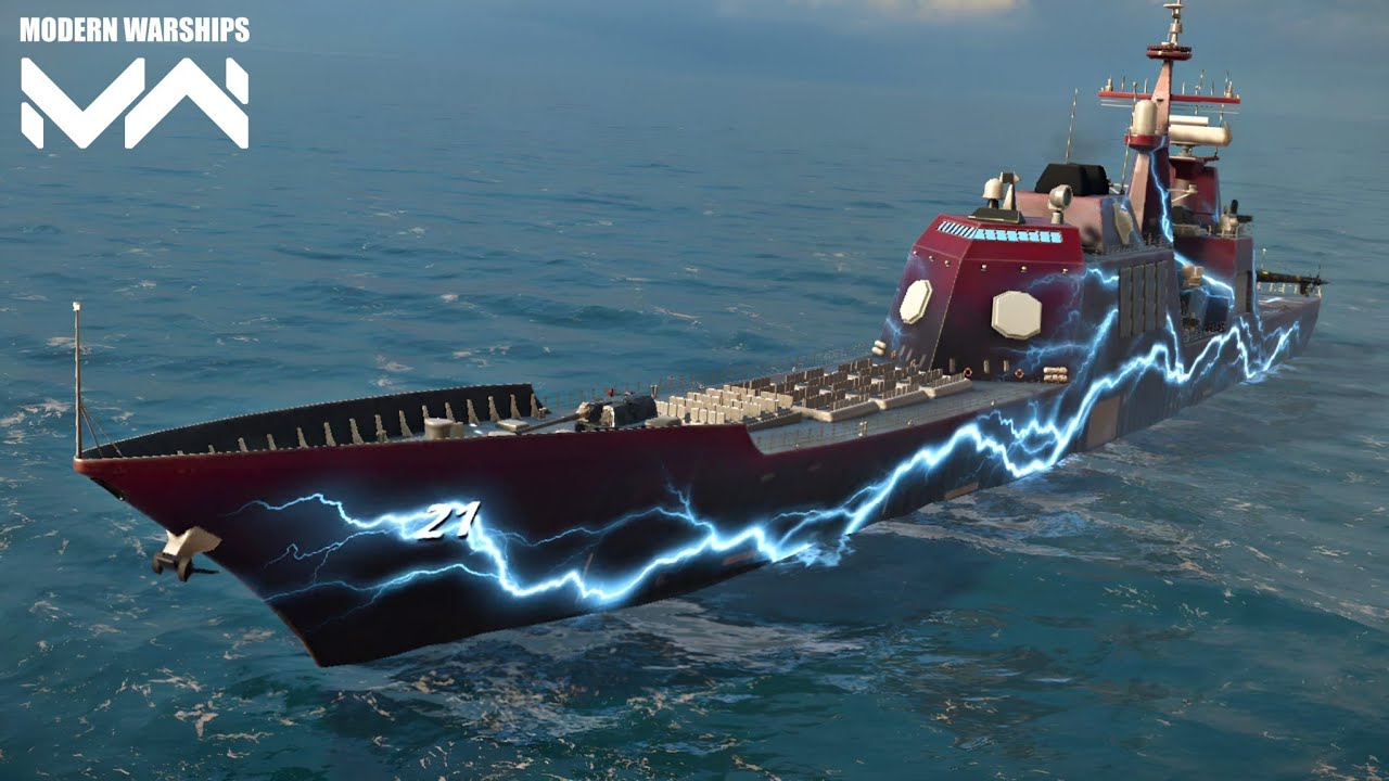 Modern Warships: HP buff USS CGX 21 with anti coward missile. - YouTube