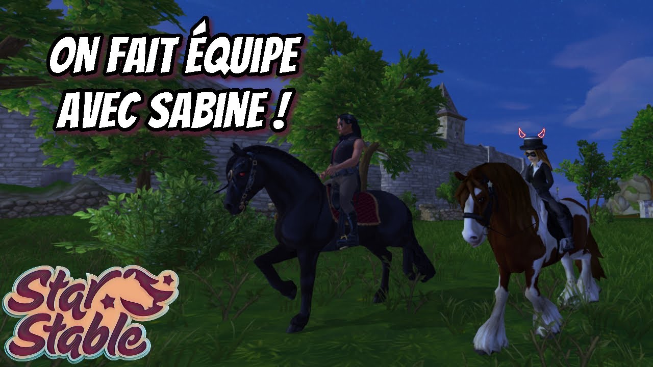 On fait équipe avec Sabine ! Partie 1 {Star Stable Online} - YouTube