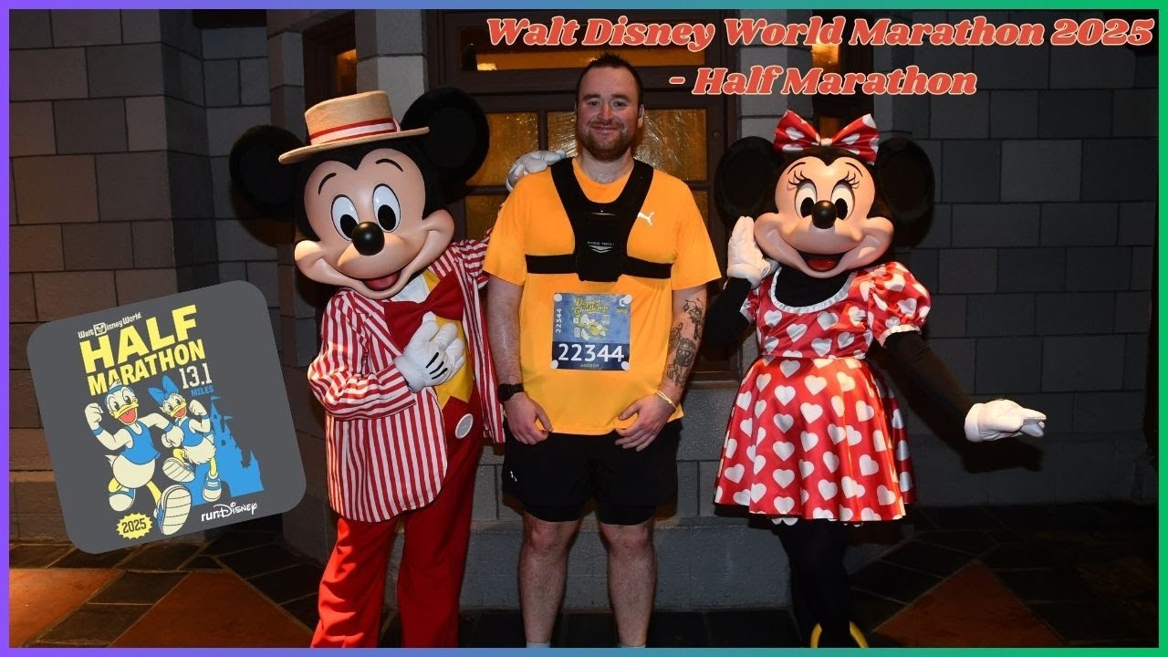 Walt Disney World Marathon Weekend 2025 - Half Marathon Course Footage ...