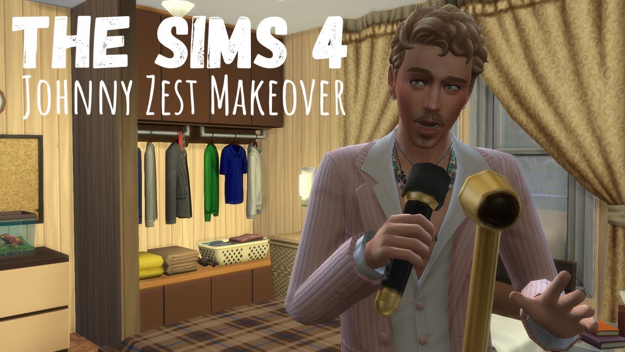 The Sims 4 CAS ~ 🎤 Johnny Zest Makeover 😍 ~ No CC - YouTube