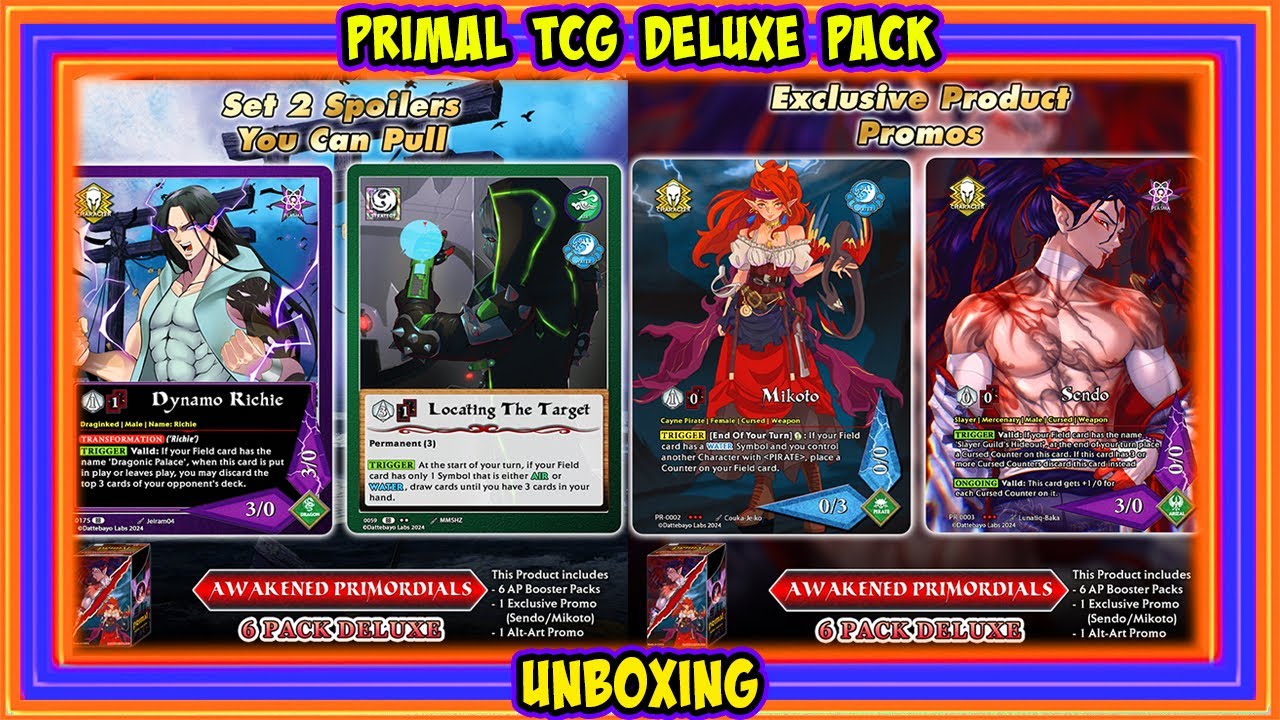 Elaine Opens a Primal TCG Deluxe Pack – LEGENDARY RARES AND AWESOME ...