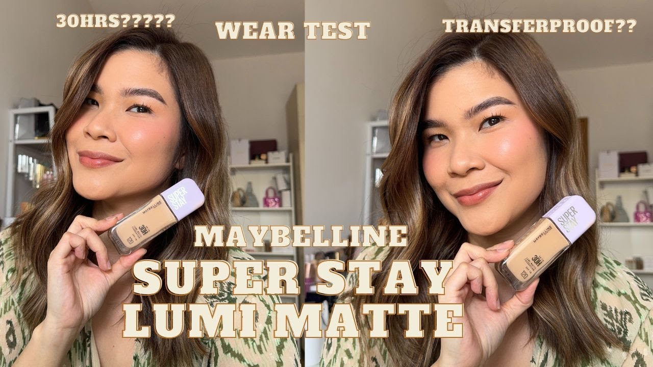 NEW MAYBELLINE SUPER STAY LUMI MATTE FOUNDATION | REVIEW | WEAR TEST ...