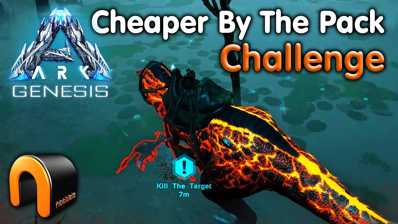 ARK Genesis CHEAPER BY THE PACK Challenge & LOOT! - YouTube