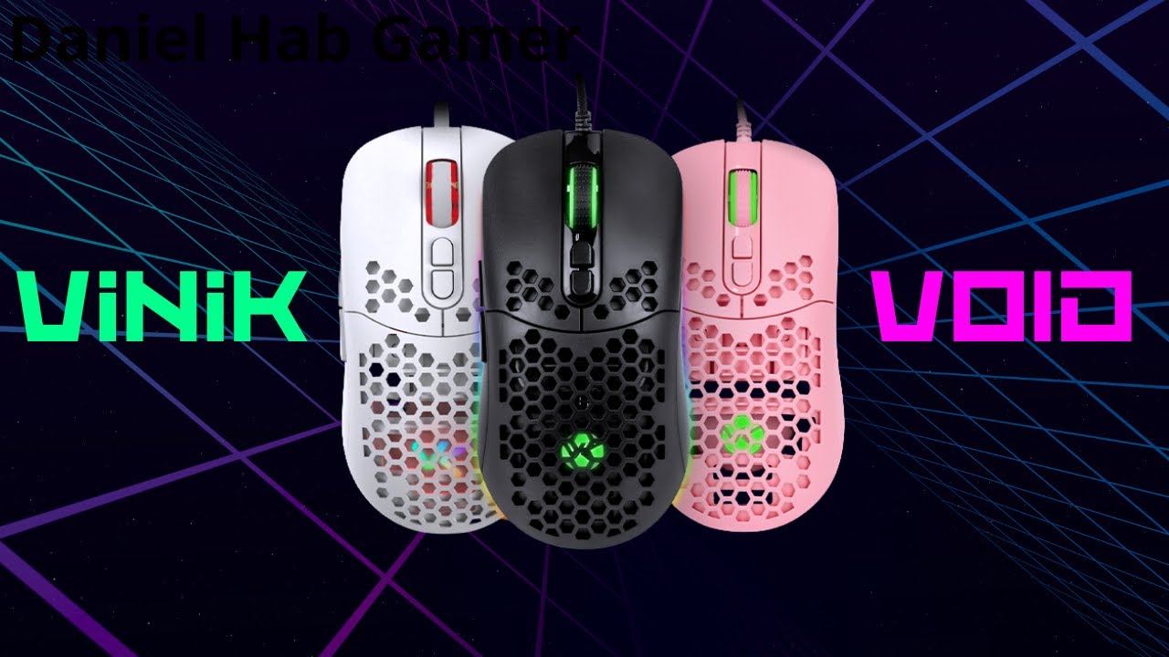 Review do mouse vinik void !!! TEM 3 CORES !!!!! - YouTube