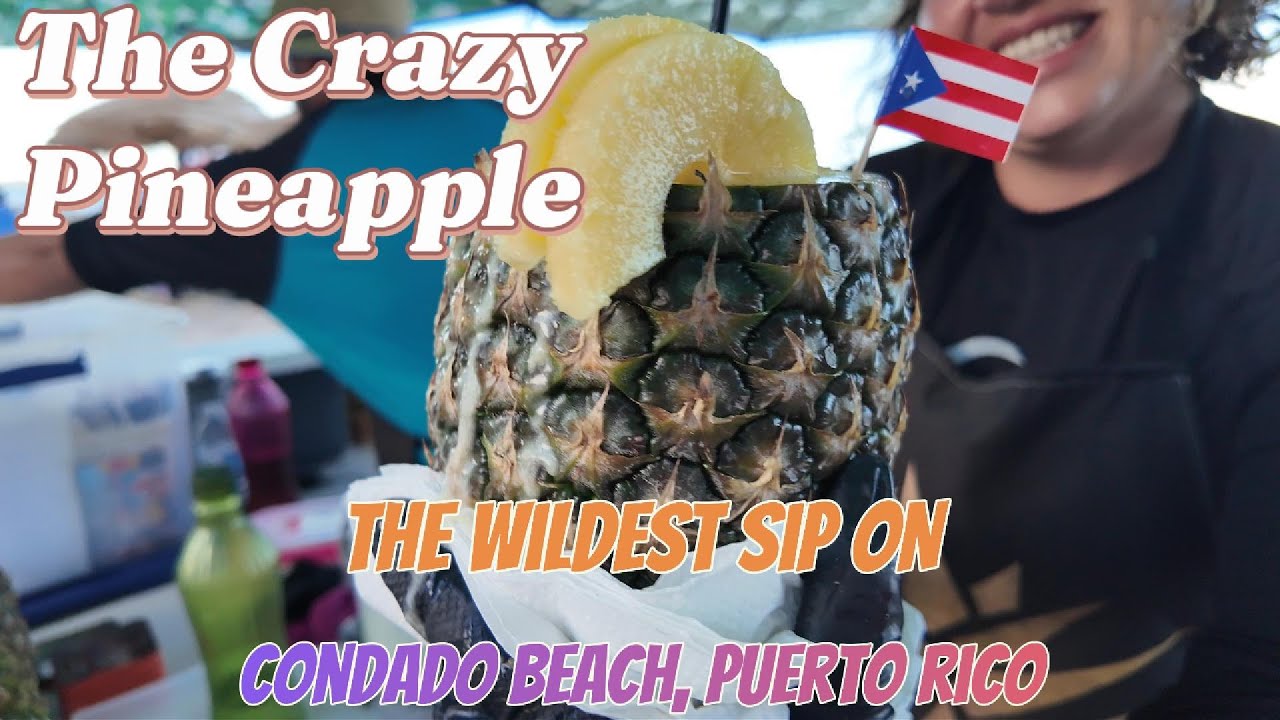 Puerto Rico Nightlife Vibes at Condado Beach 🍍🔥 (Crazy Pineapple Walk ...