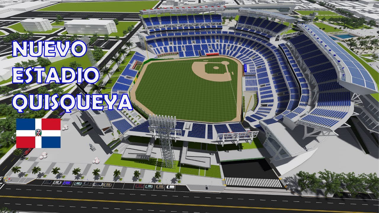 CONSTRUCCIÓN DEL NUEVO ESTADIO QUISQUEYA - YouTube