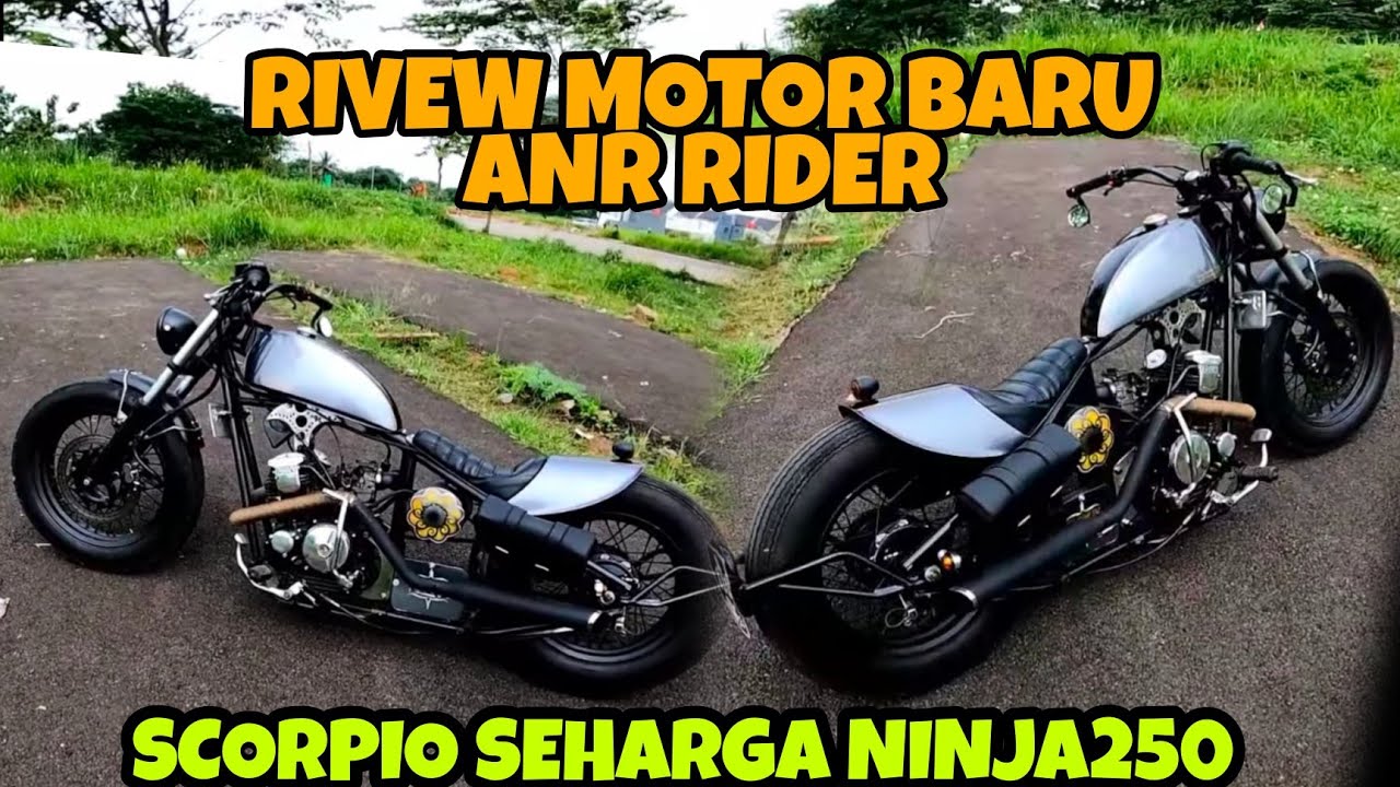YAMAHA SCORPIO SEHARGA NINJA 250 CUSTOM BOOBER STYLE - YouTube