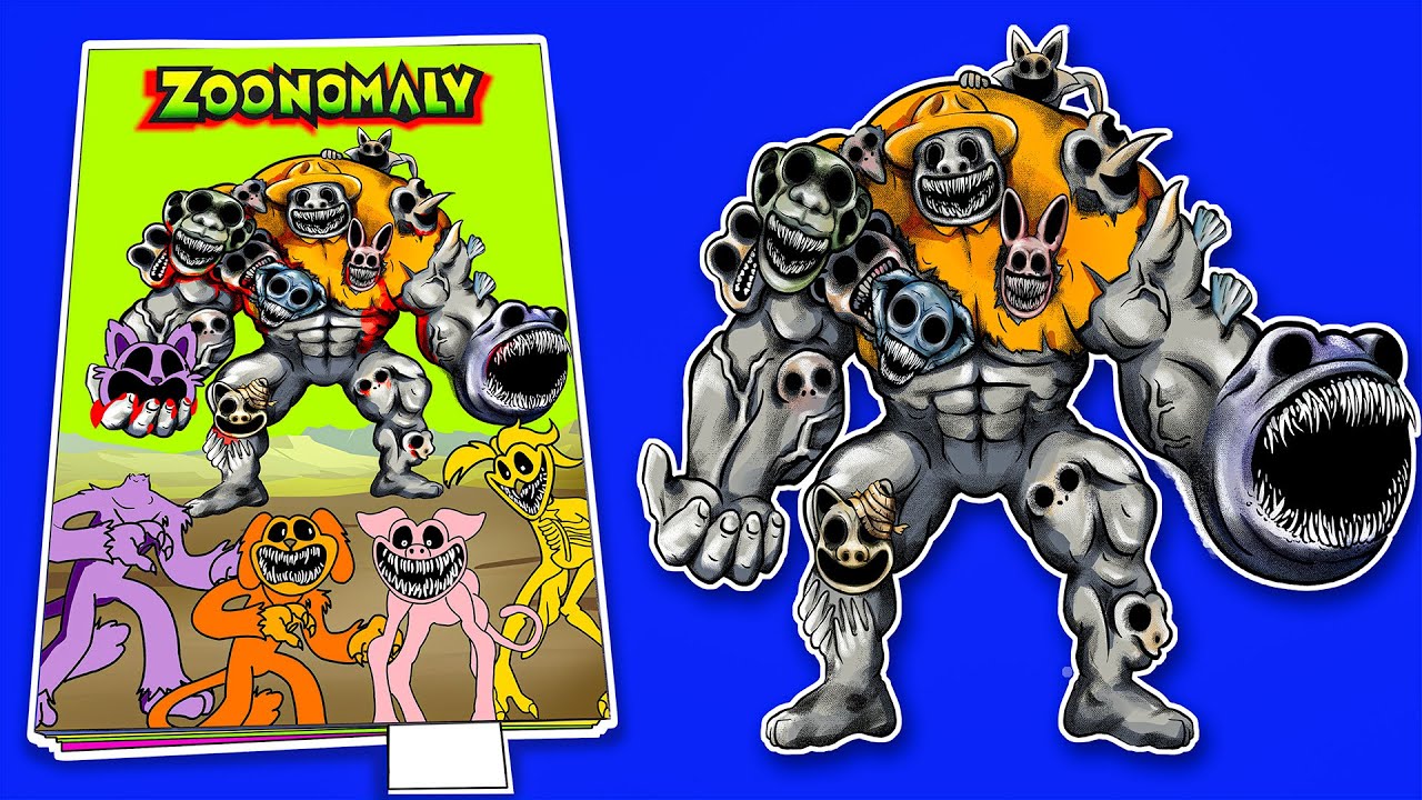 Making Zoonomaly🌲Game Book🌲Zoonmaly Stickers（ Boss Zoonomaly Squishy ...