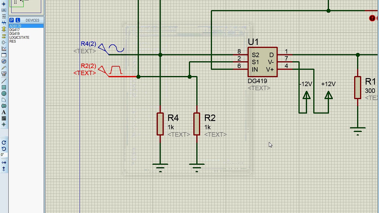 DG419 switch analog two channel - commutateur analogique deux voies ...