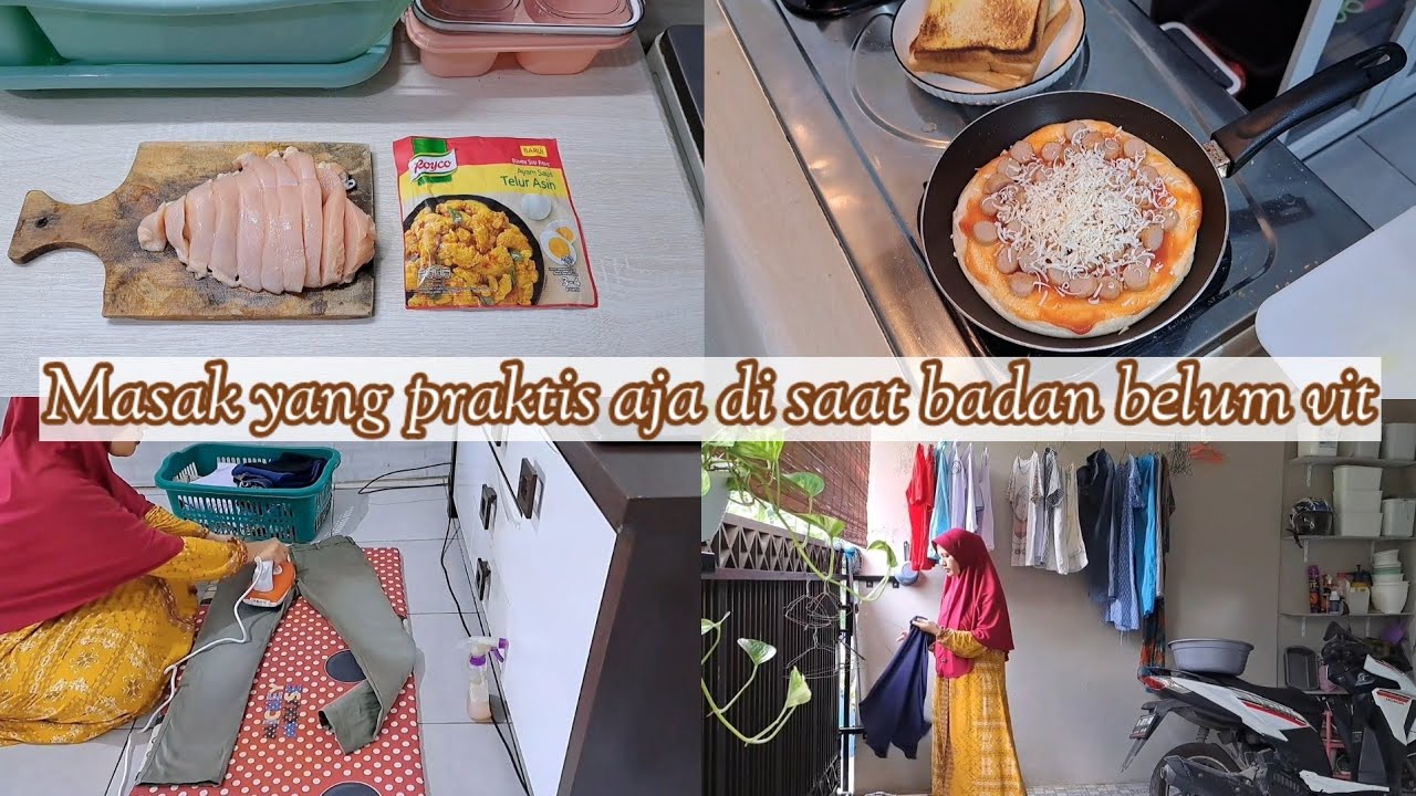 Masak yang praktis di saat badan belum vit - YouTube