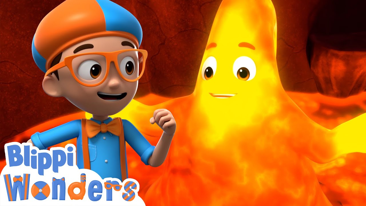 Blippi Wonders - Blippi Meets Maggie The Magma Monster! | Blippi ...