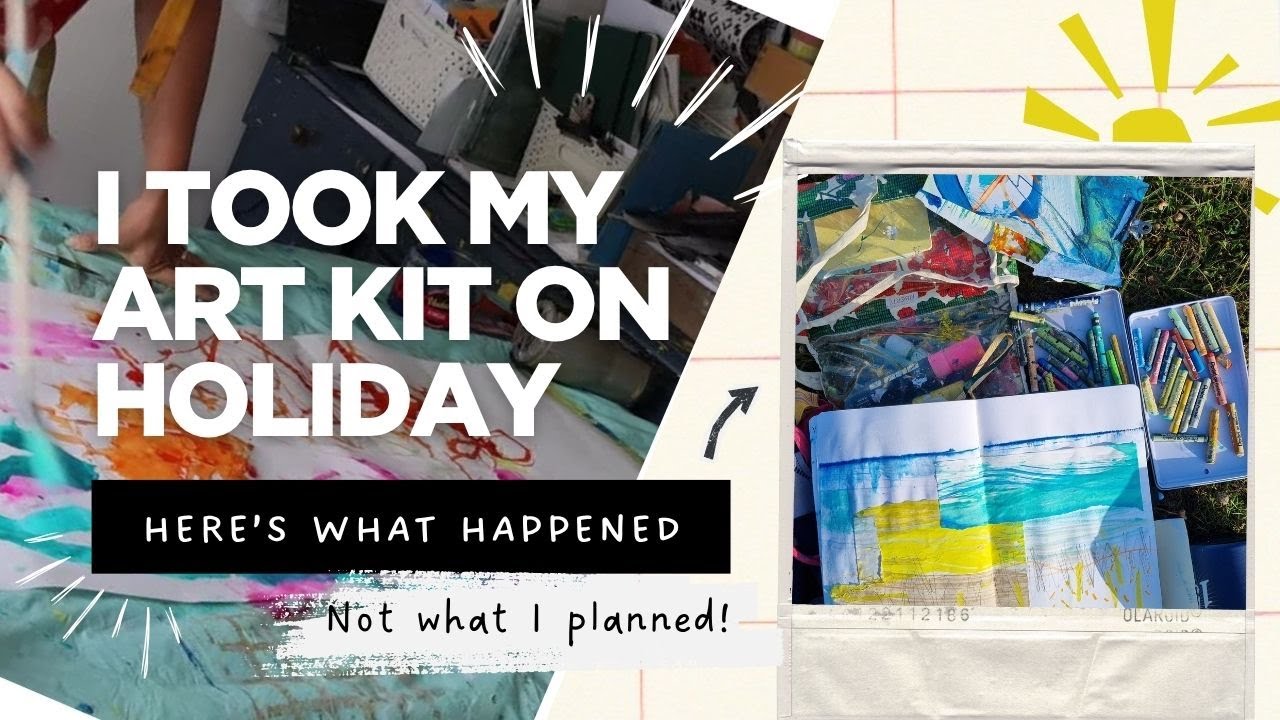 Holiday Sketchbook - The reality of making art on the go - YouTube