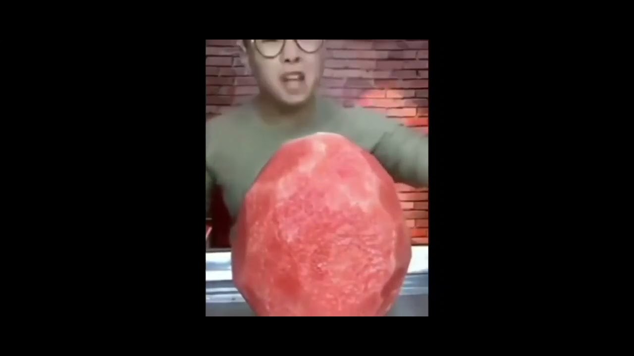 guy eats watermelon very fast - YouTube