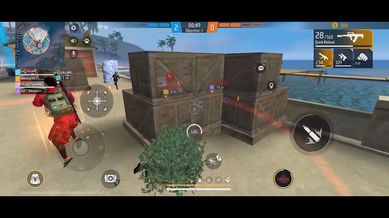 GARENA FREE FIRE: SPECIAL CS RANKED WINE ALL ROUND HAD SHOT NEW ...