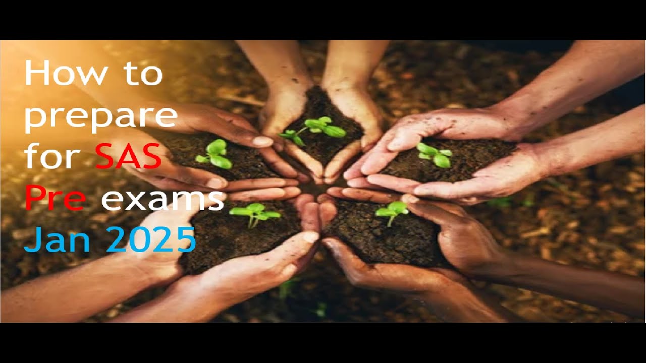 #How to prepare for SAS Pre Jan 2025 #Pre #SAS_Pre 2025 - YouTube