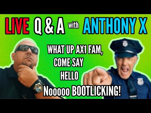 LIVE Q & A with ANTHONY X - YouTube