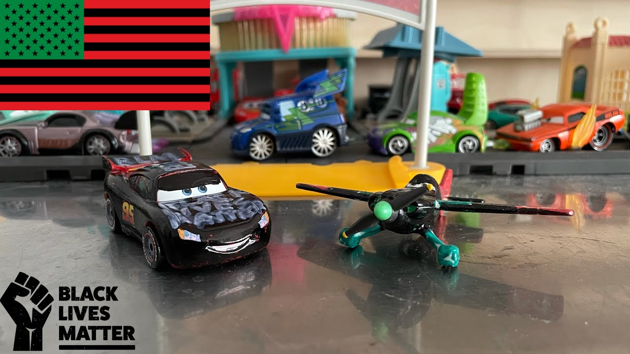 Mattel Disney/Pixar Cars Planes BLM Lightning McQueen and Eggleston ...