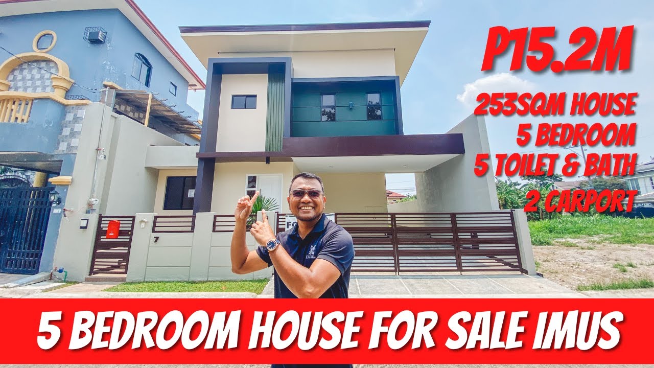 5 Bedroom Ready For Occupancy House for Sale Imus Cavite! Brand New ...