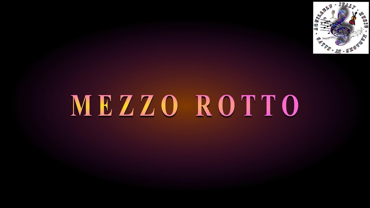 Karaoke ALESSANDRA AMOROSO MEZZO ROTTO +2 semitoni ...