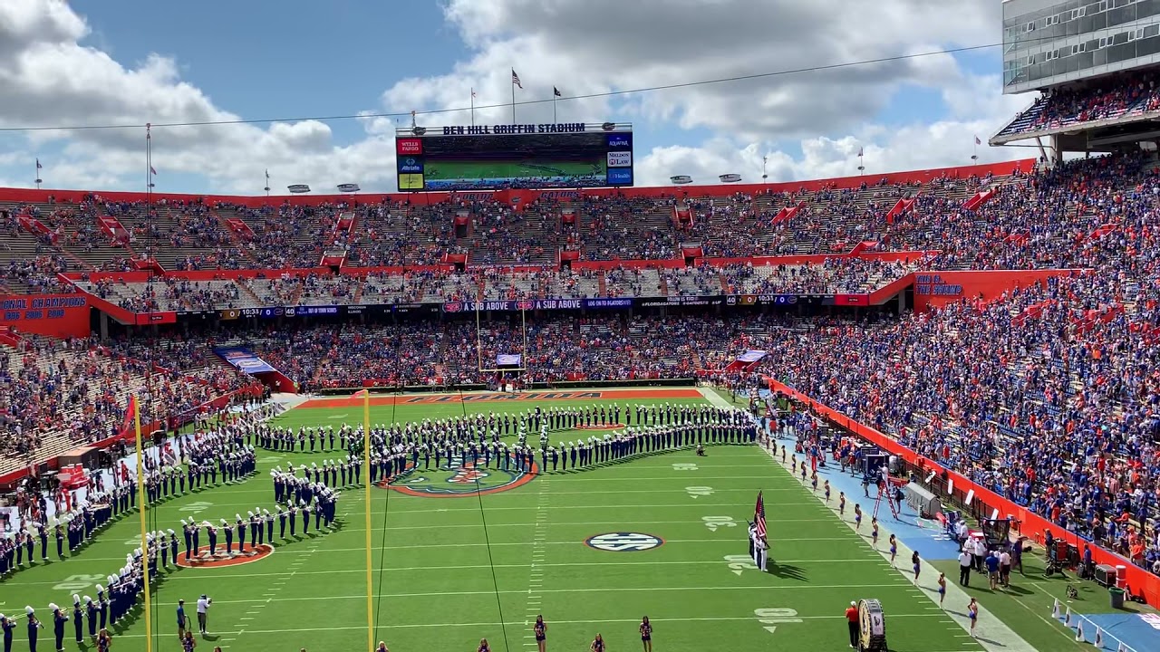 2021 Oct 9 Florida Gators Football Pride of the Sunshine Florida Alma ...