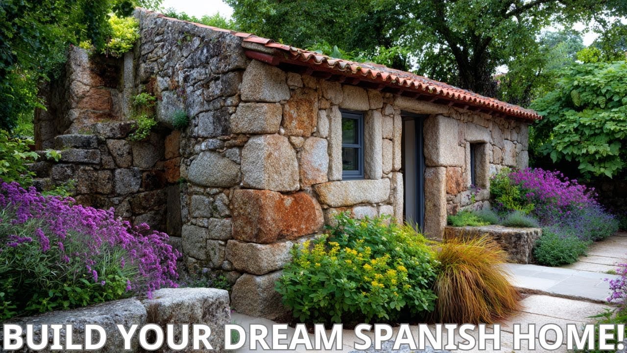 Traditional Spanish Small House 60m² Design & Construction Cost | From ...