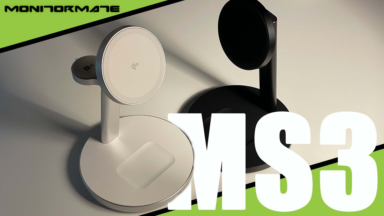 最完善的快充體驗！MonitorMate MS3 支援 Qi2 + MFW，速度與穩定雙認證！ - YouTube