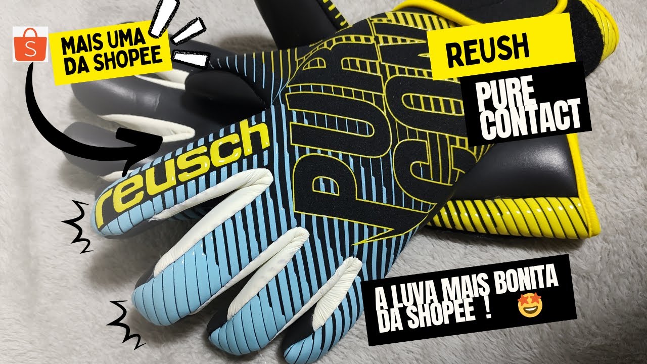 Luva de Goleiro Reush Pure Contact ( Réplica Shopee) Teste e Review ...